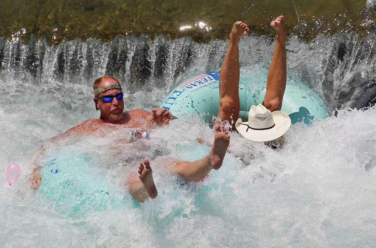 Texas tubers leaving trash behind