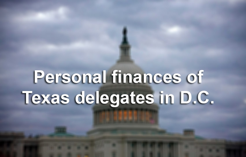 The personal finances of Texas delegates to the U.S. Congress