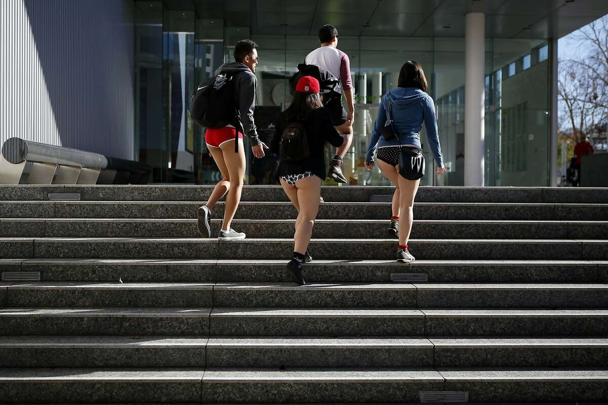 Ride BART pants-less this Sunday, because tradition