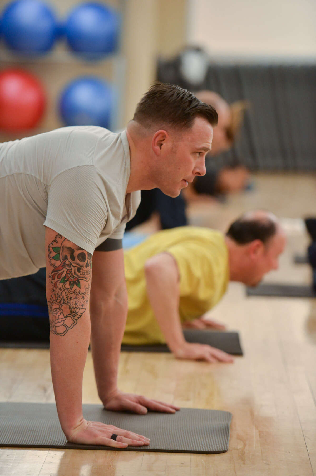 It's yoga even the manliest man can enjoy