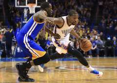 Durant hangs 54 on Warriors as Thunder win 127-121