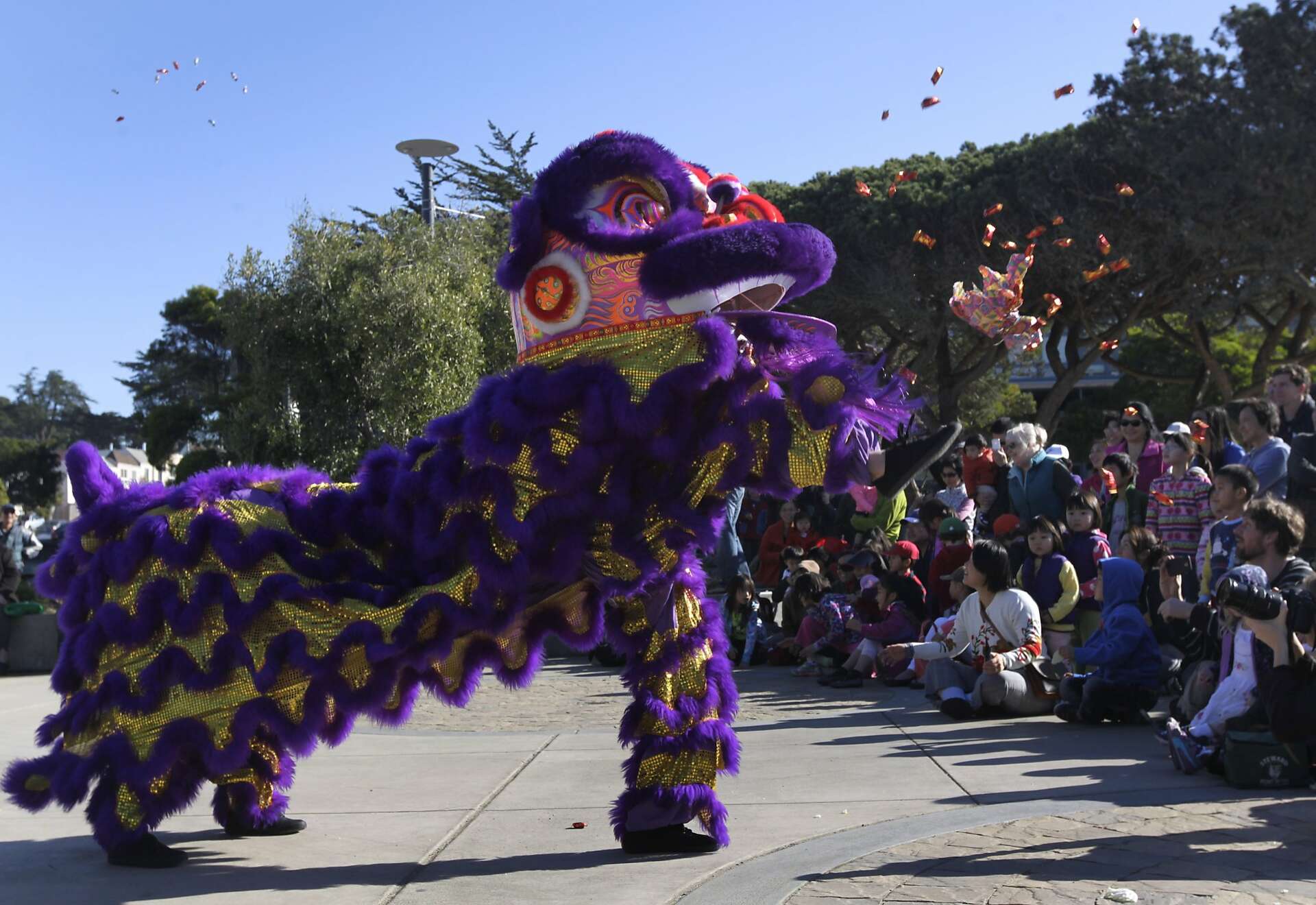 Lunar New Year lion dancers in S.F. share trade secrets