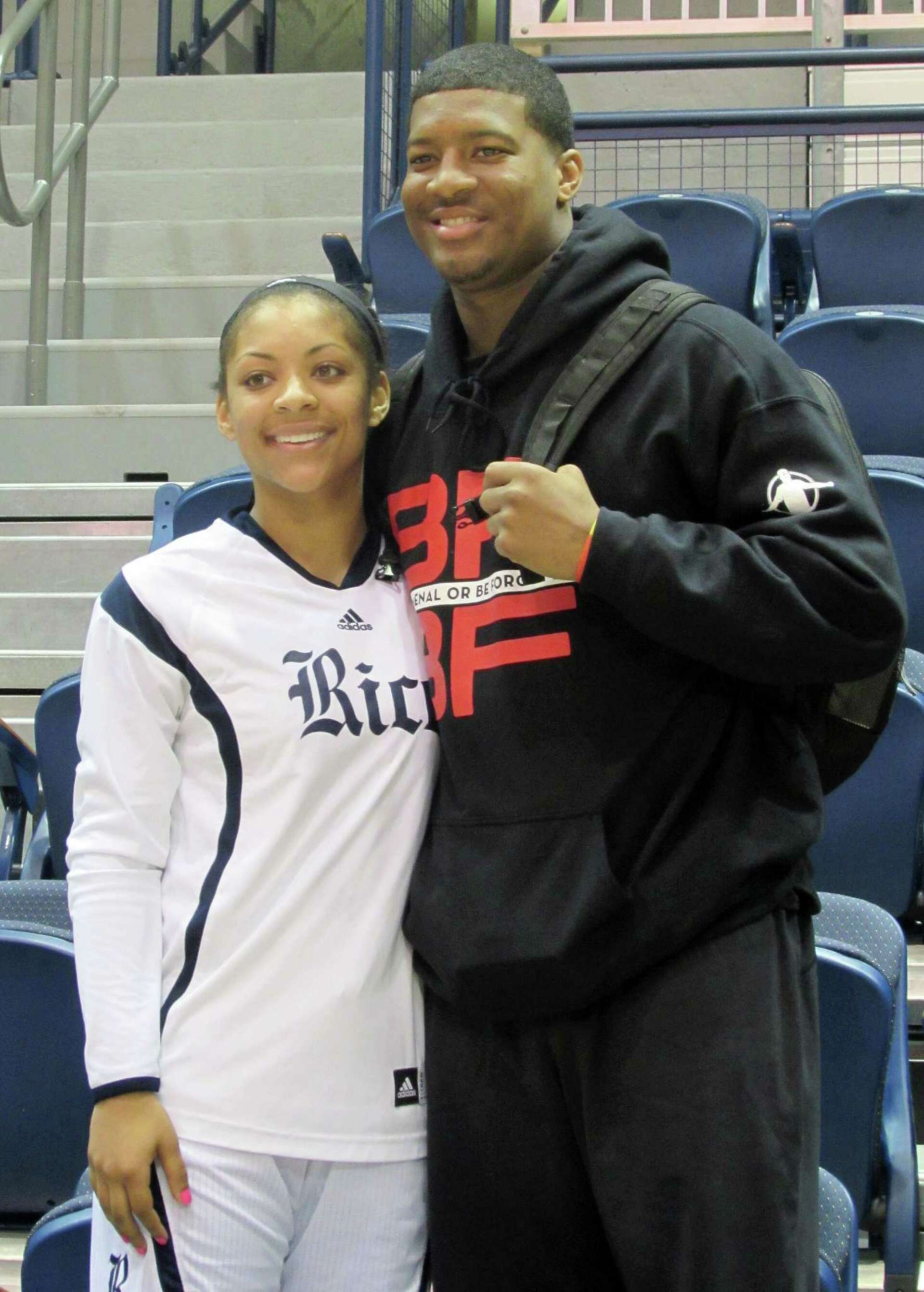 Former Rice basketball player Breion Allen marries Jameis Winston ...