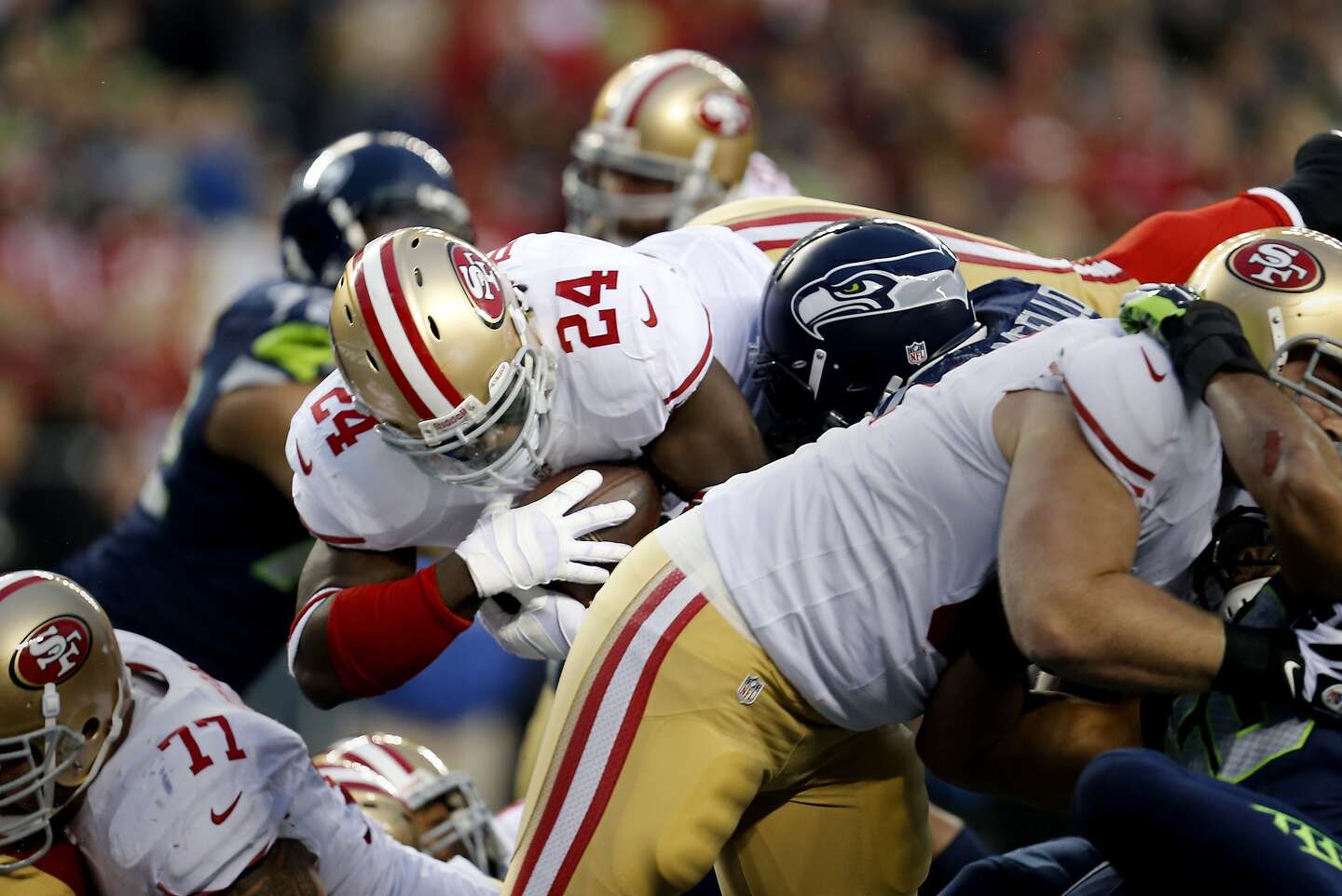 Bitter end: 49ers fall to Seahawks