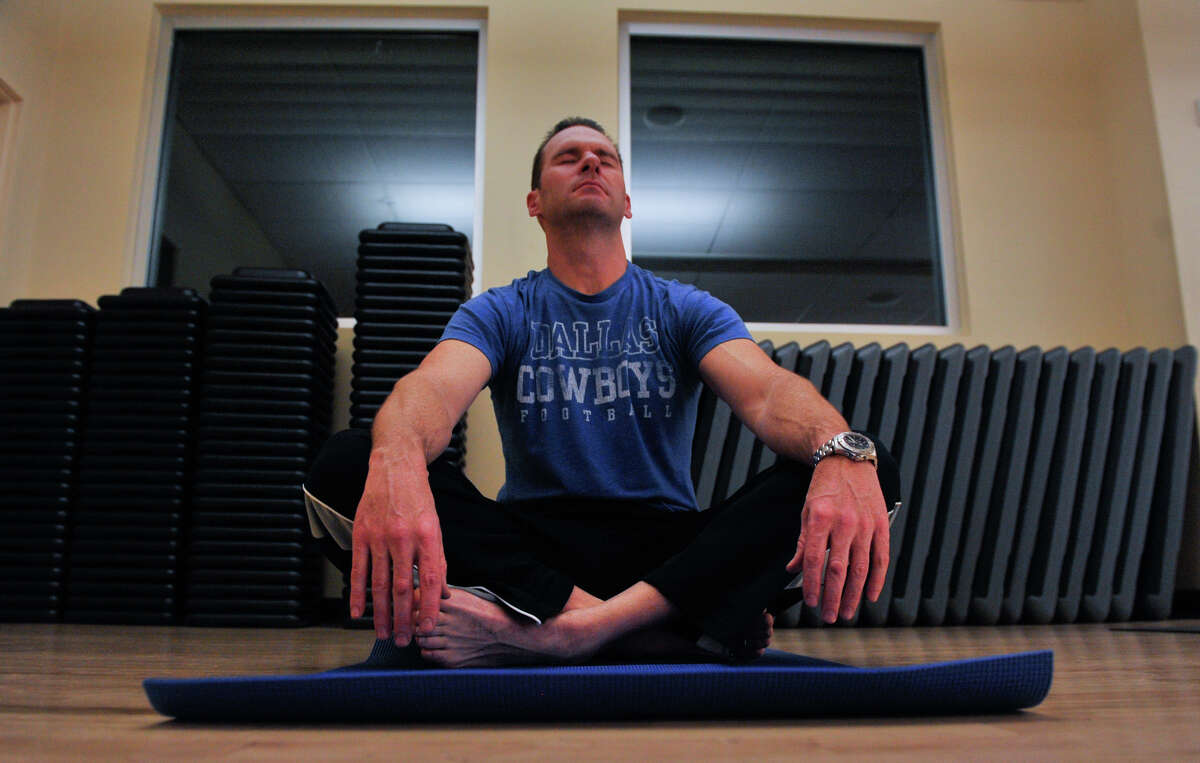 It's yoga even the manliest man can enjoy