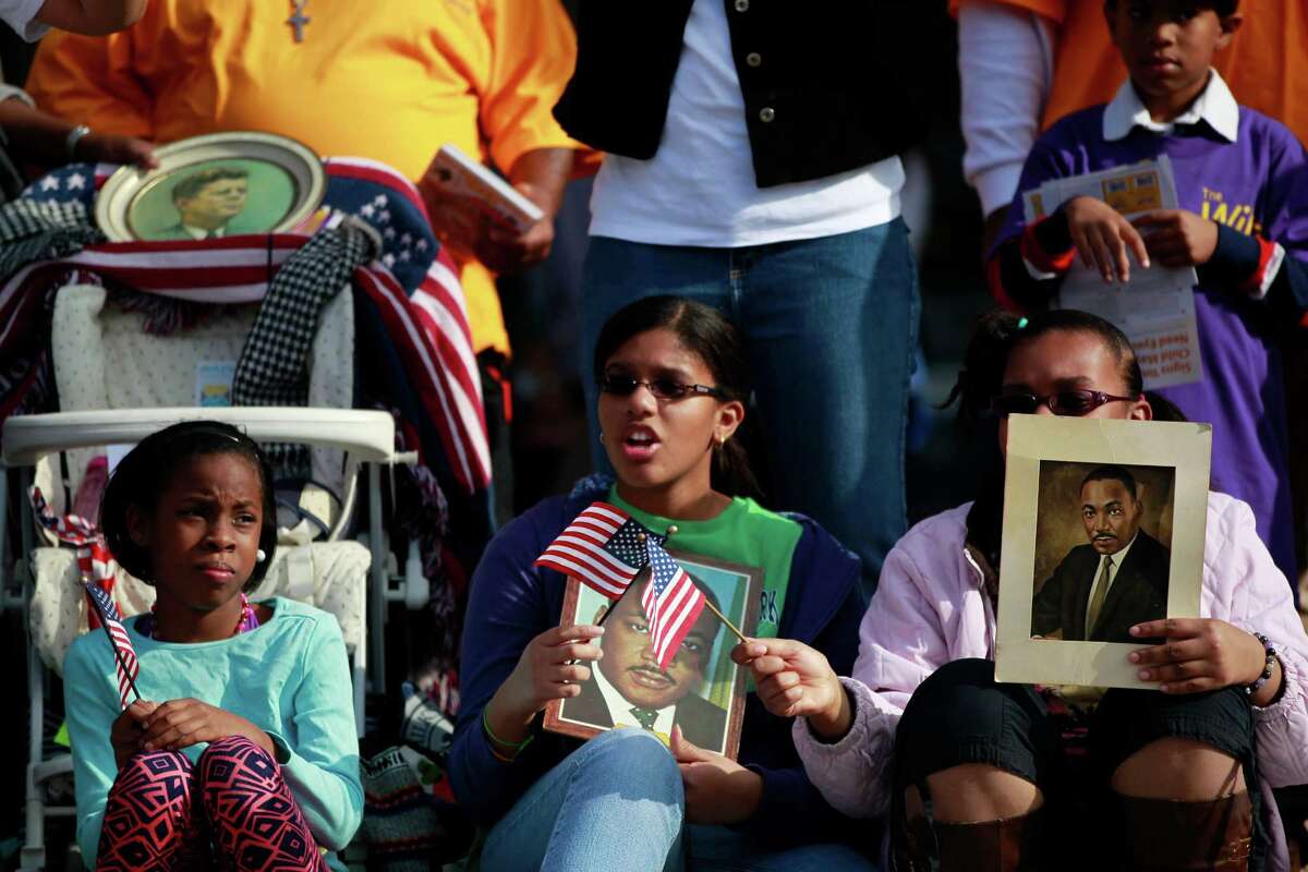 MLK parade pairs history with family