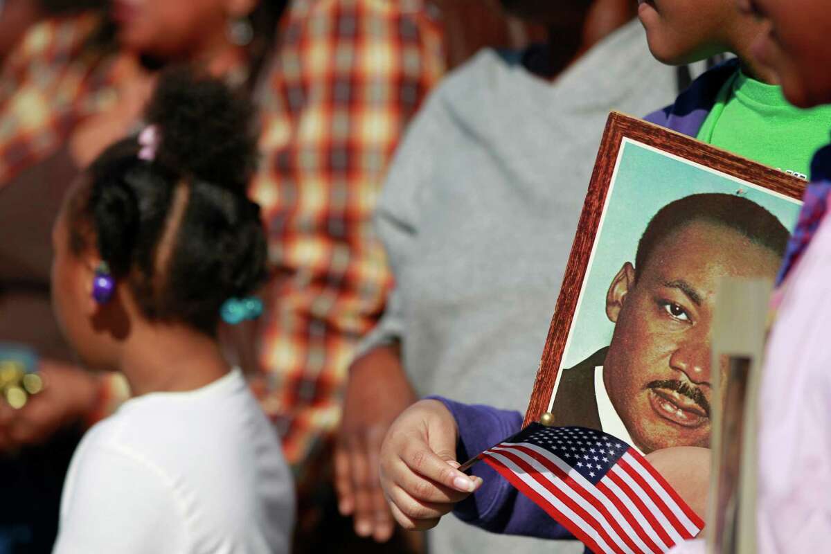 MLK parade pairs history with family
