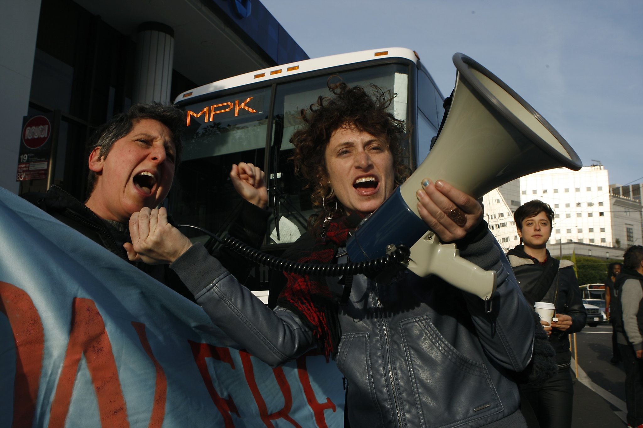 Will Google be driven to react to bus protests?
