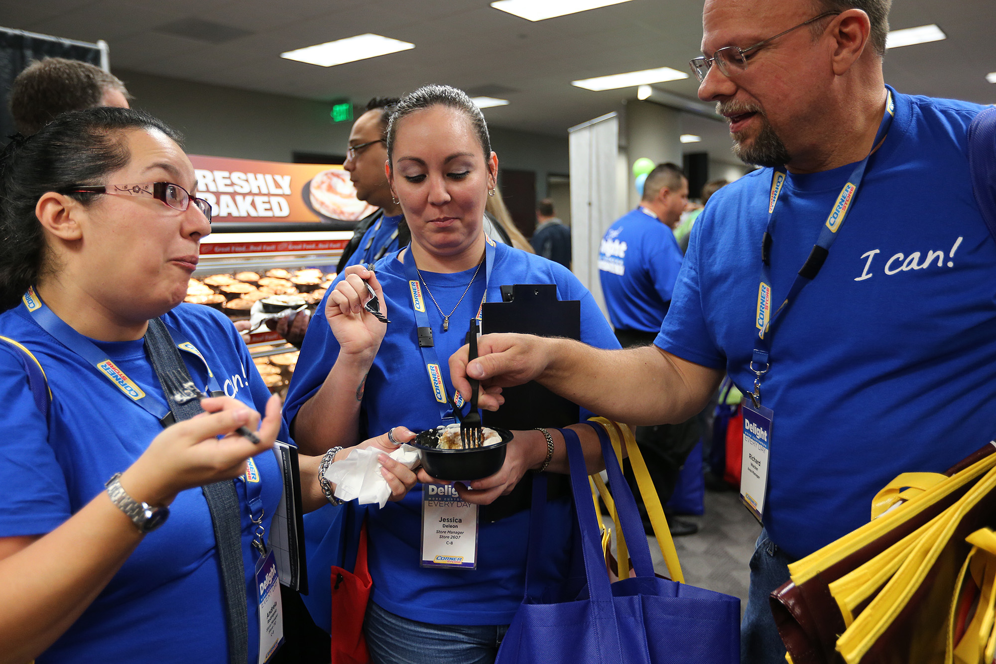 Corner Store managers gather to sample new products