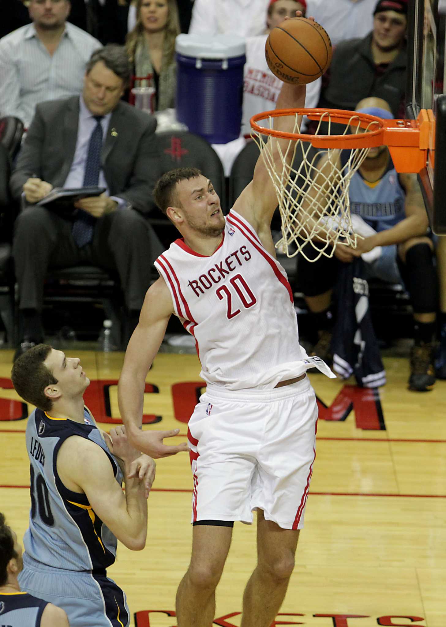 Rockets' Motiejunas makes compelling case for playing time