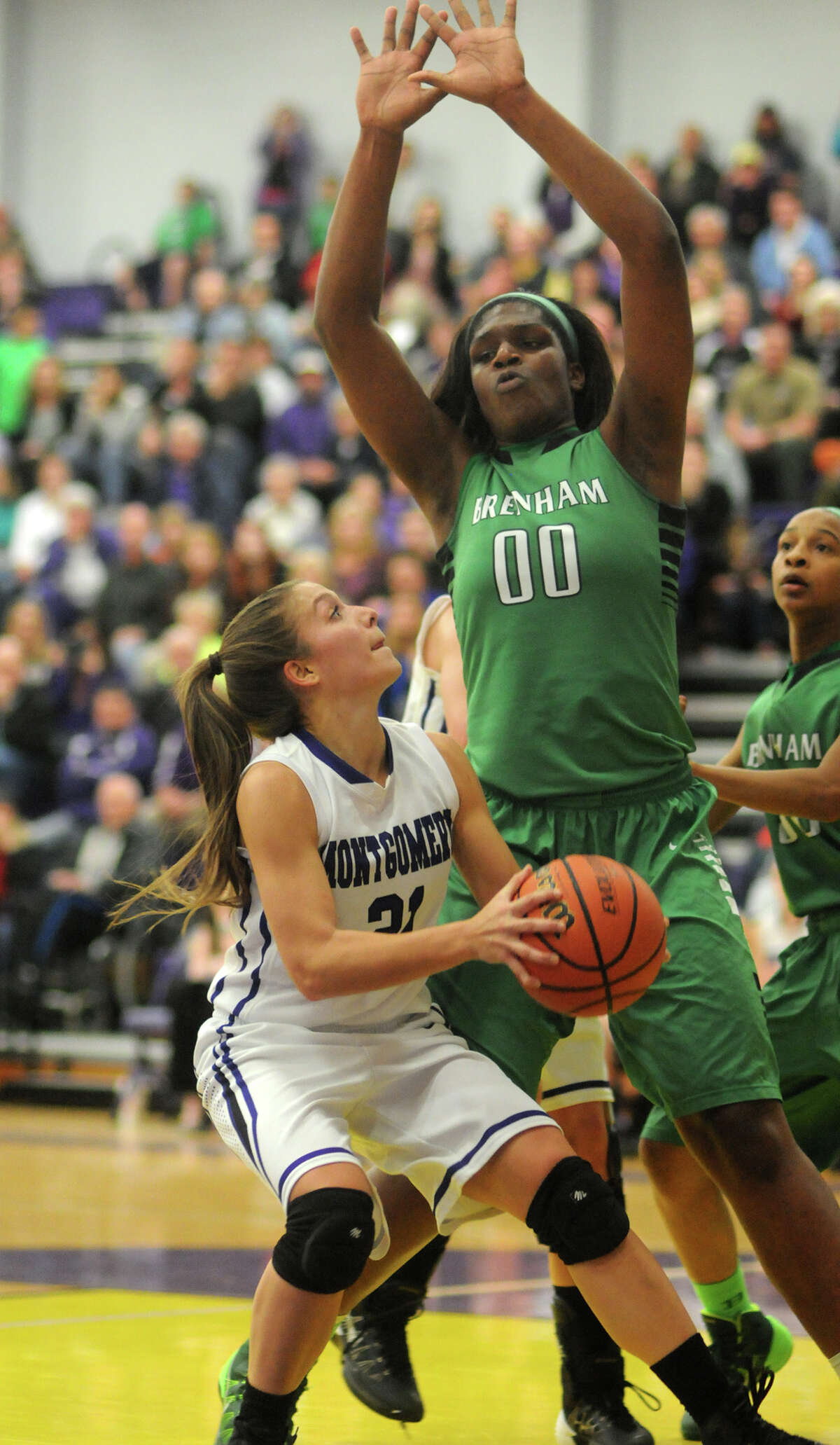 Montgomery girls come up clutch in win over Brenham