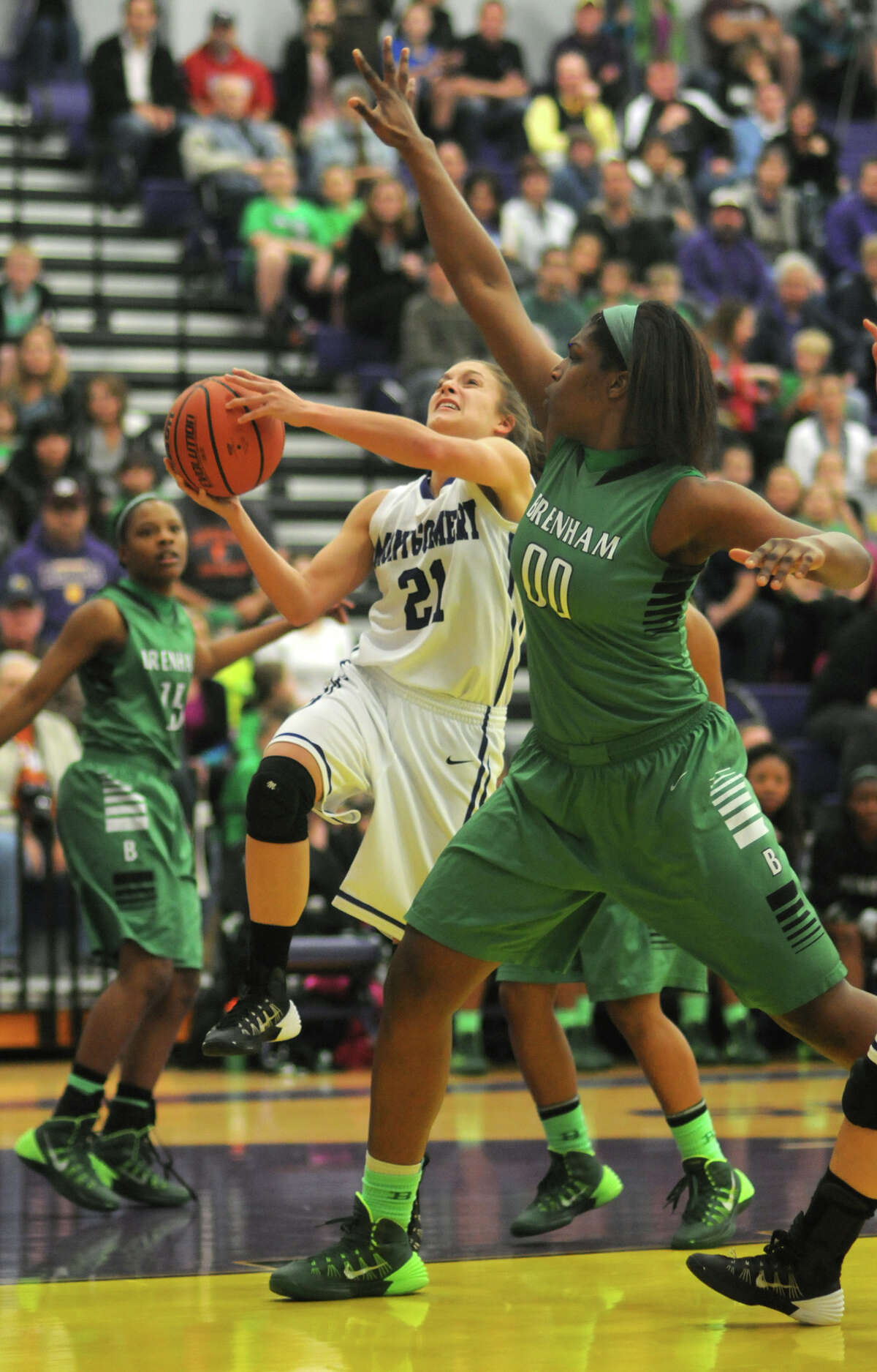 Montgomery girls come up clutch in win over Brenham