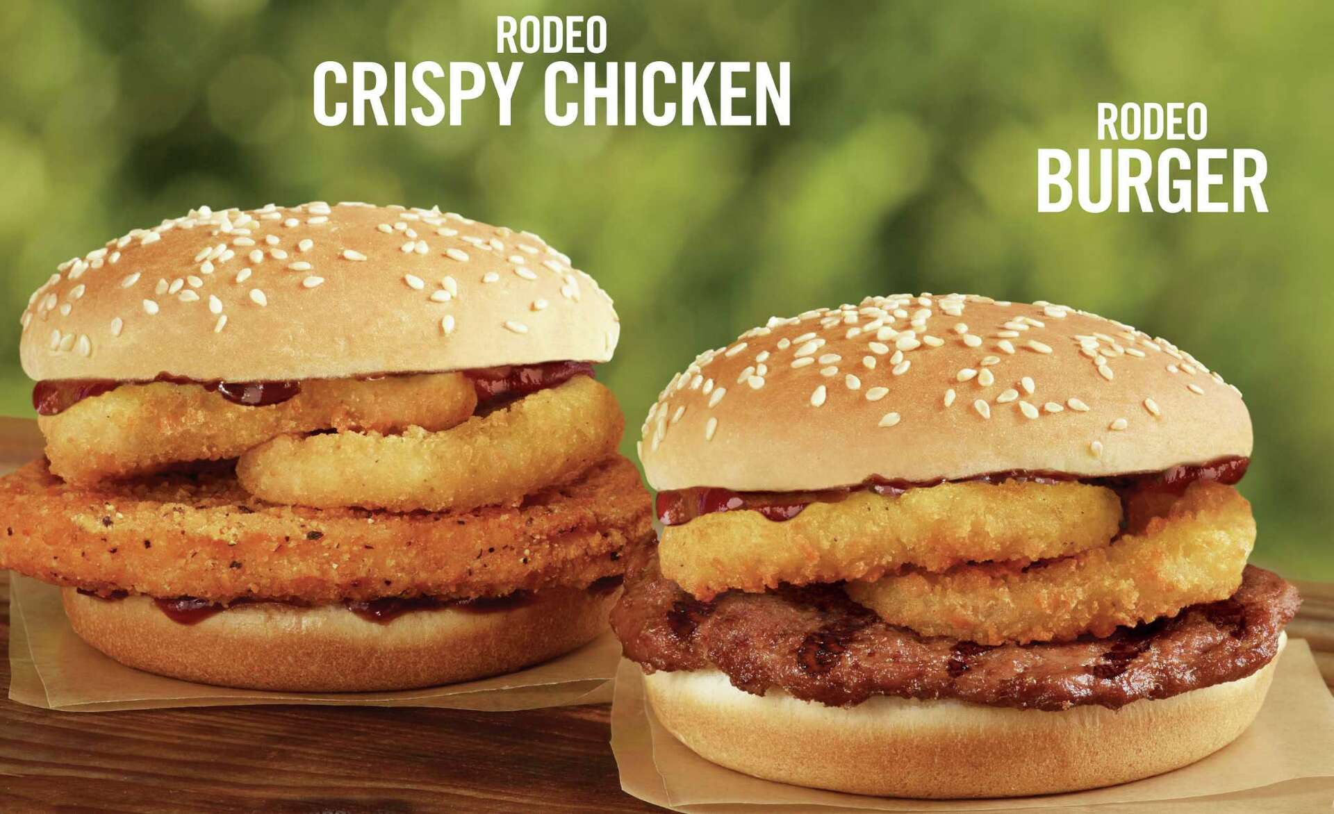 Hoffman samples BK Rodeo Burger at the drive-through