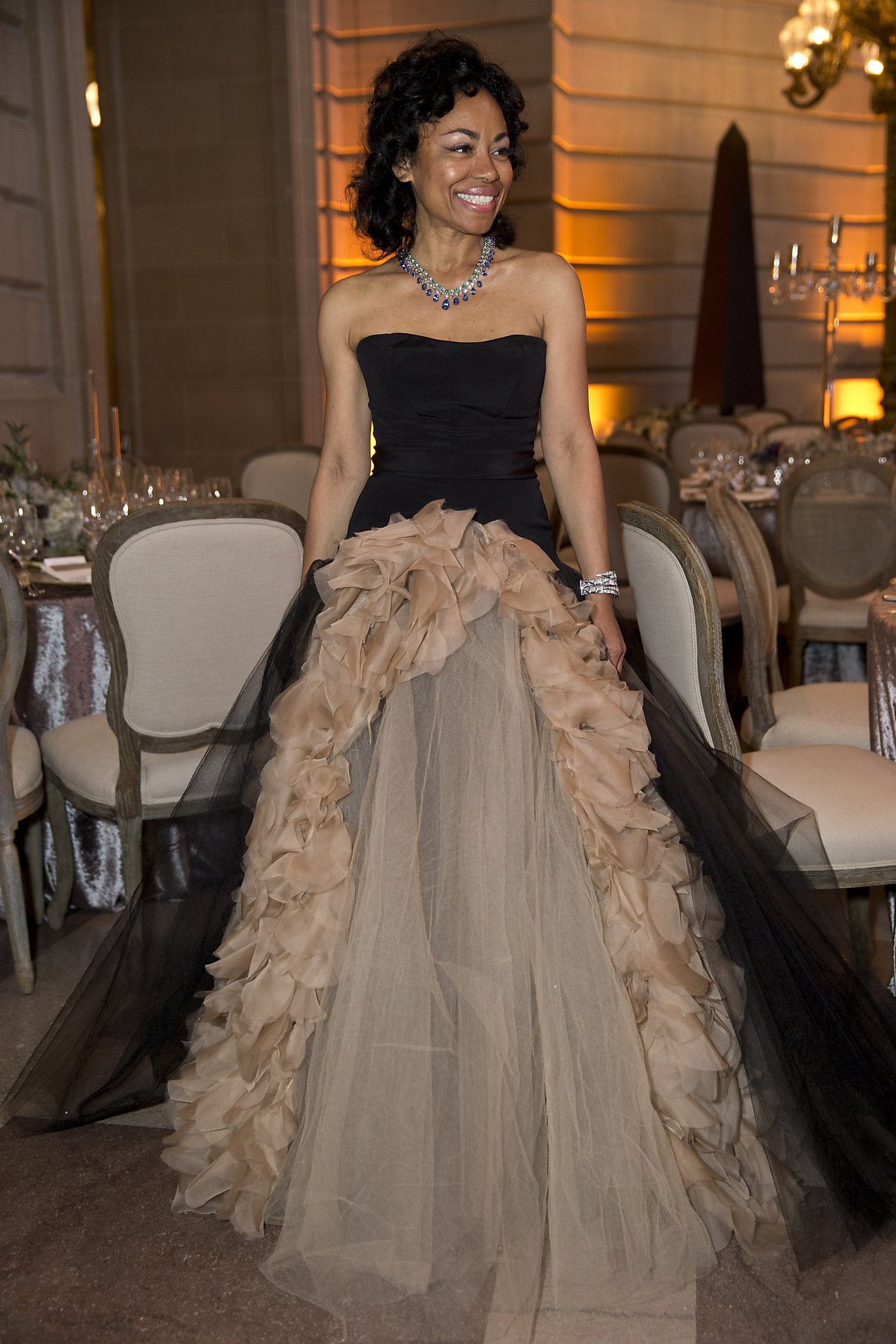 Lively fashions light up evening