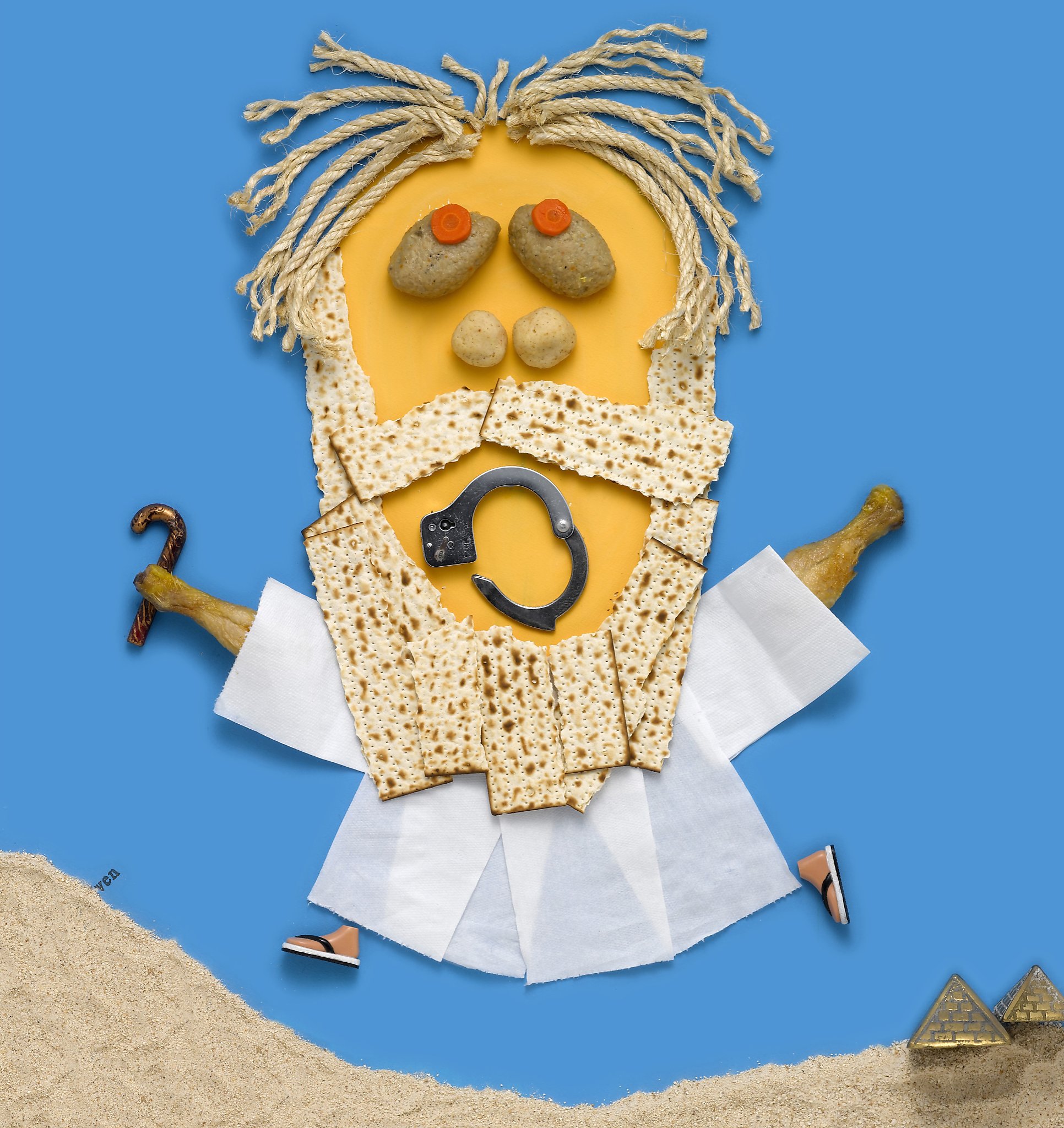 Israeli artist Hanoch Piven's collages capture personalities