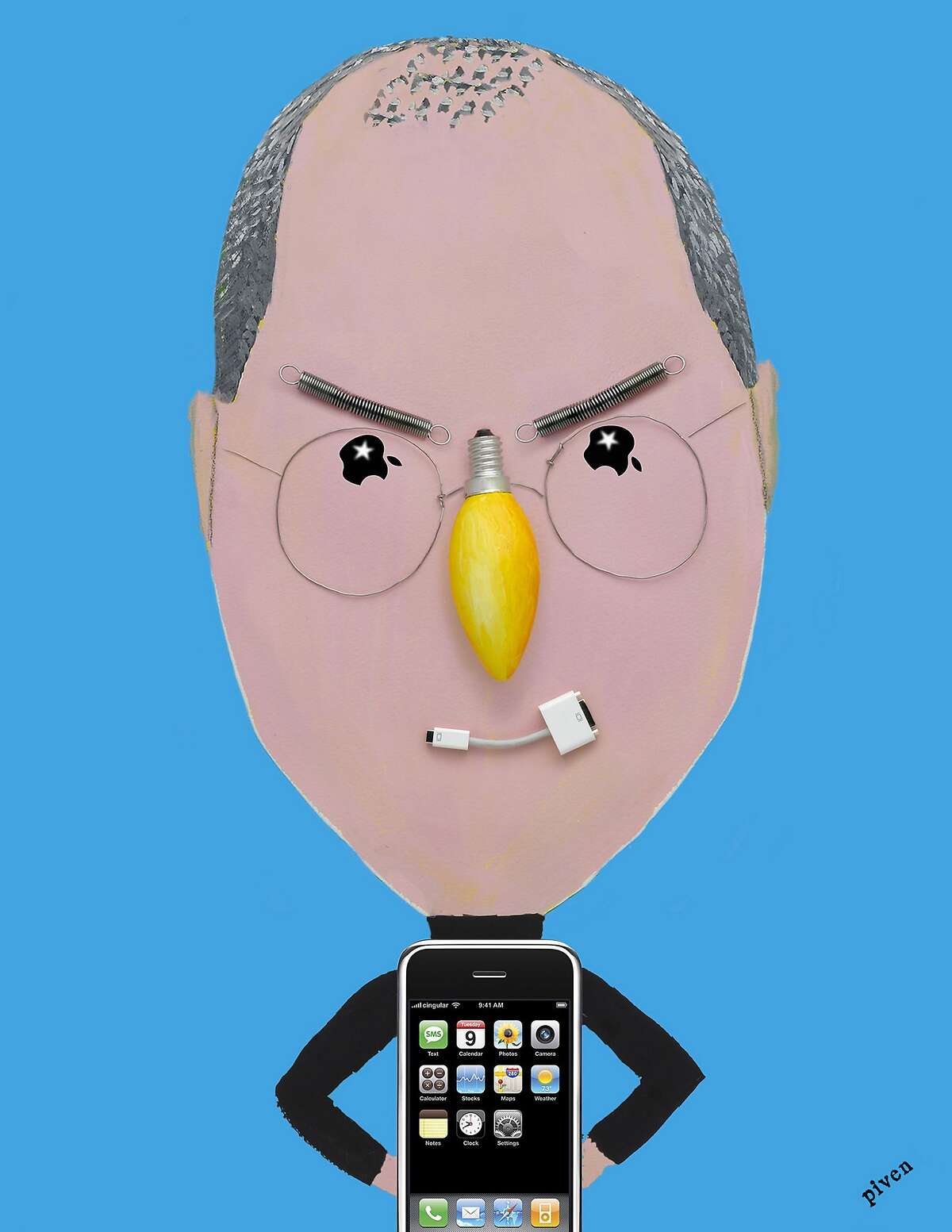 Israeli artist Hanoch Piven's collages capture personalities