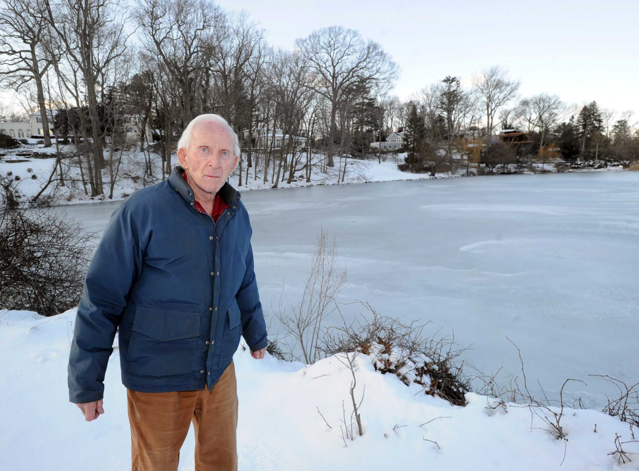 On thin ice: Boys escape icy waters