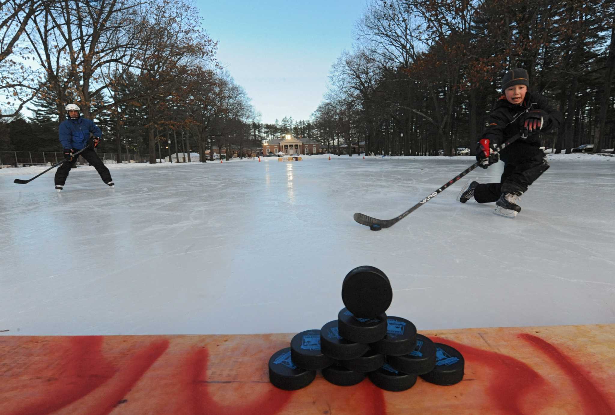 With deep freeze, sport scores