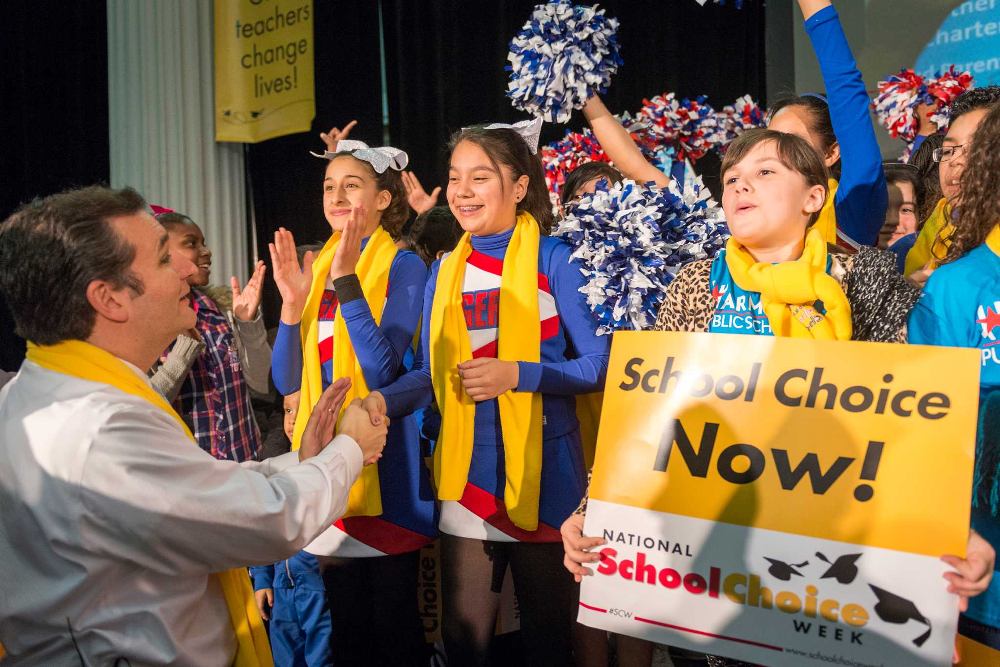 Thousands rally for school choice in Houston