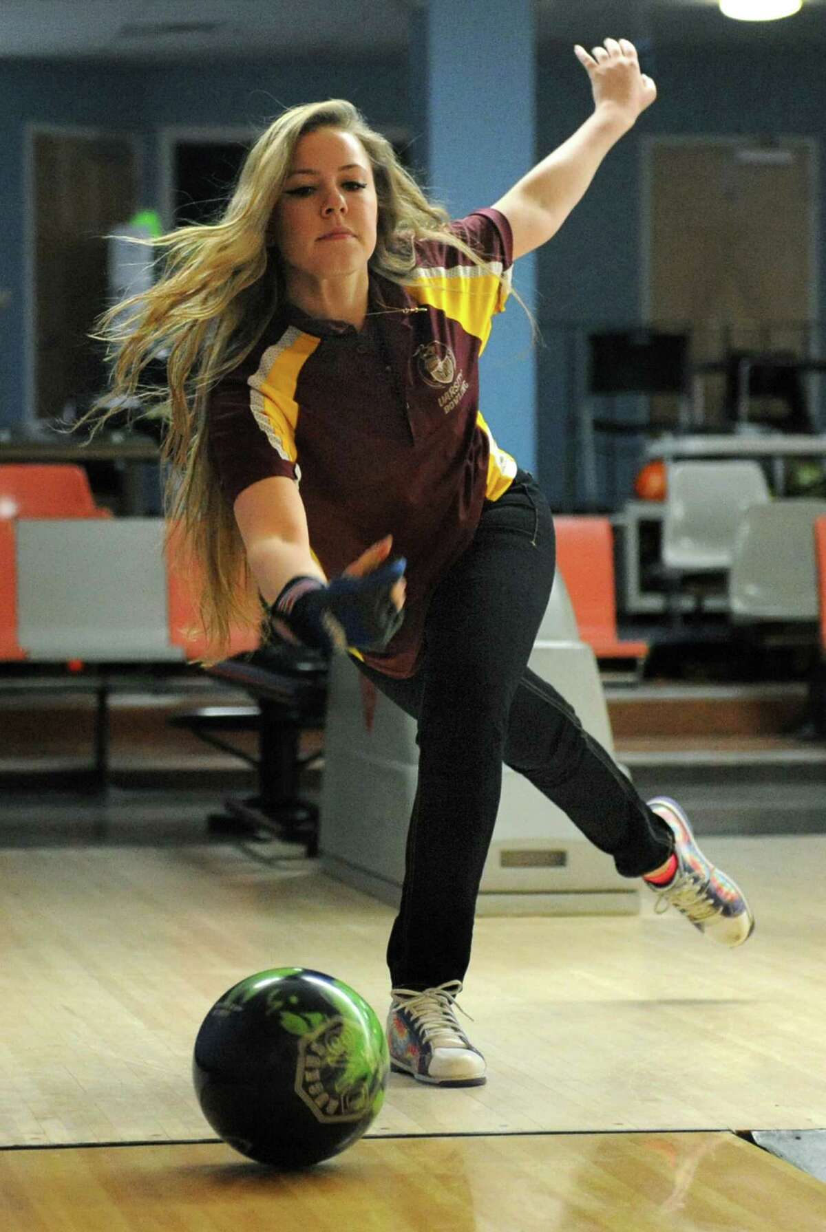 Bowling against the boys is right up Irvin's alley