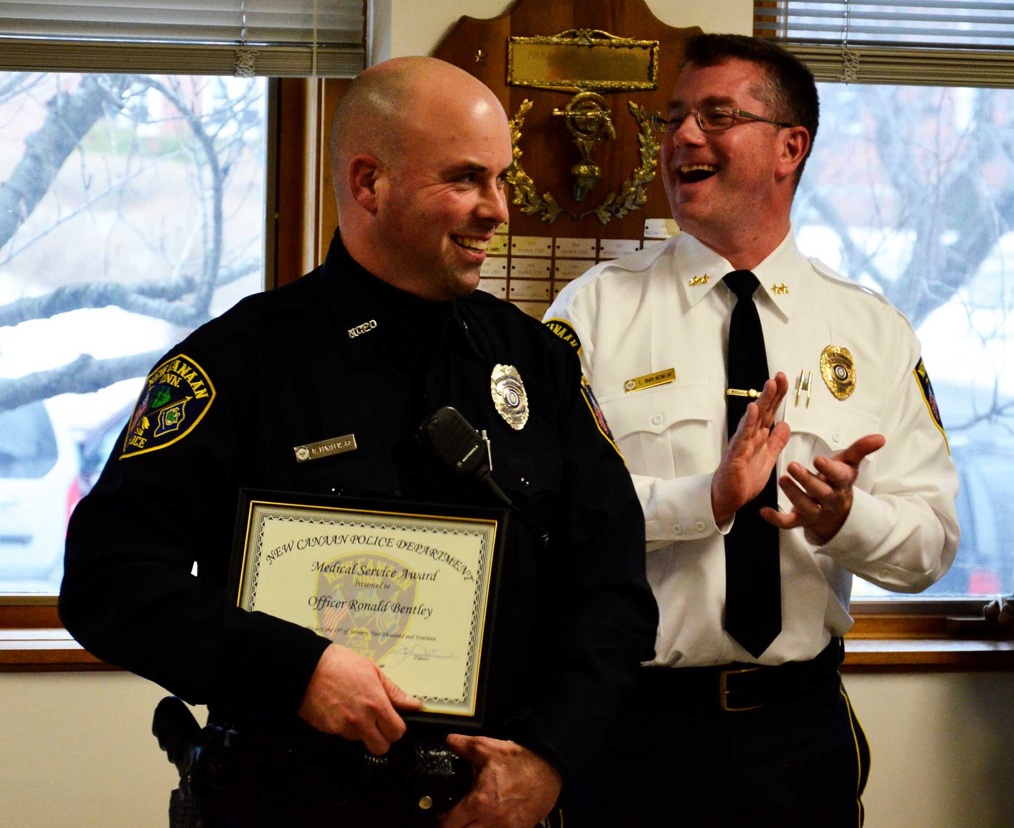 Officer honored for saving infant's life Officer honored for saving infant's life