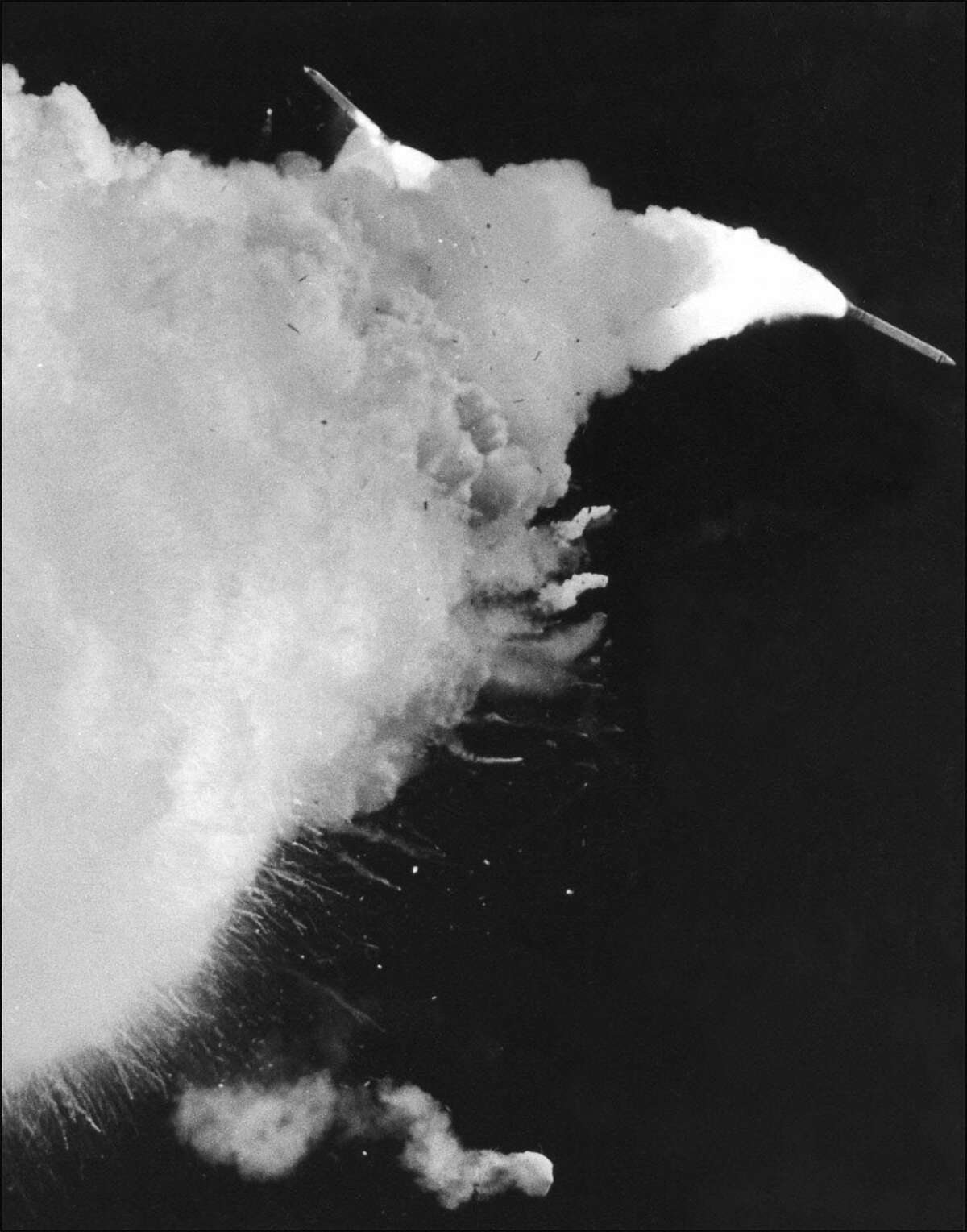 Jan. 28, 1986: Space Shuttle Challenger disaster