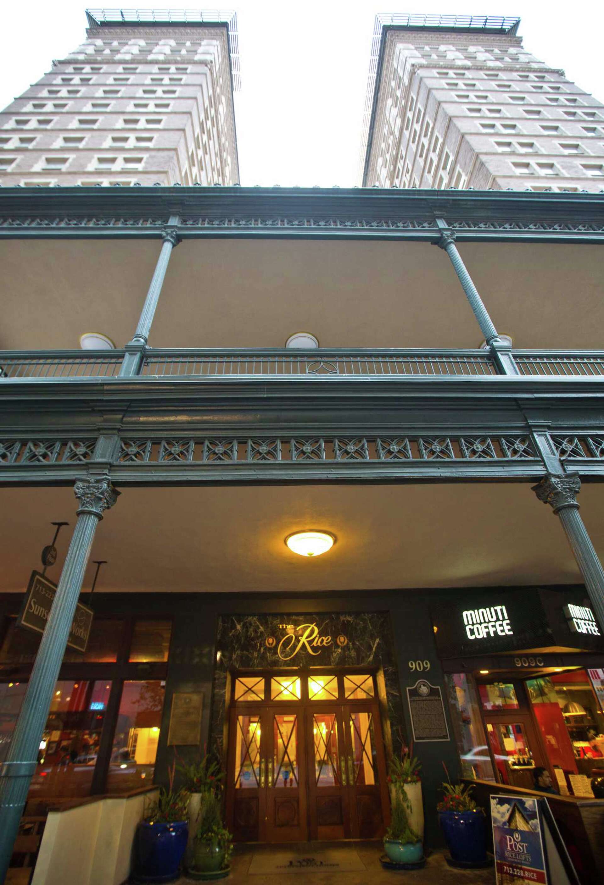 Historic Rice Hotel up for sale