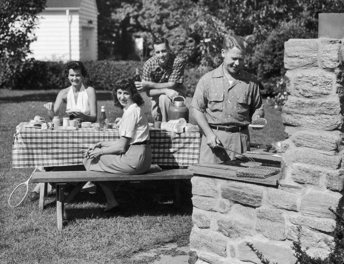 Get the July 4th nostalgia going with these BBQ photos from way back when