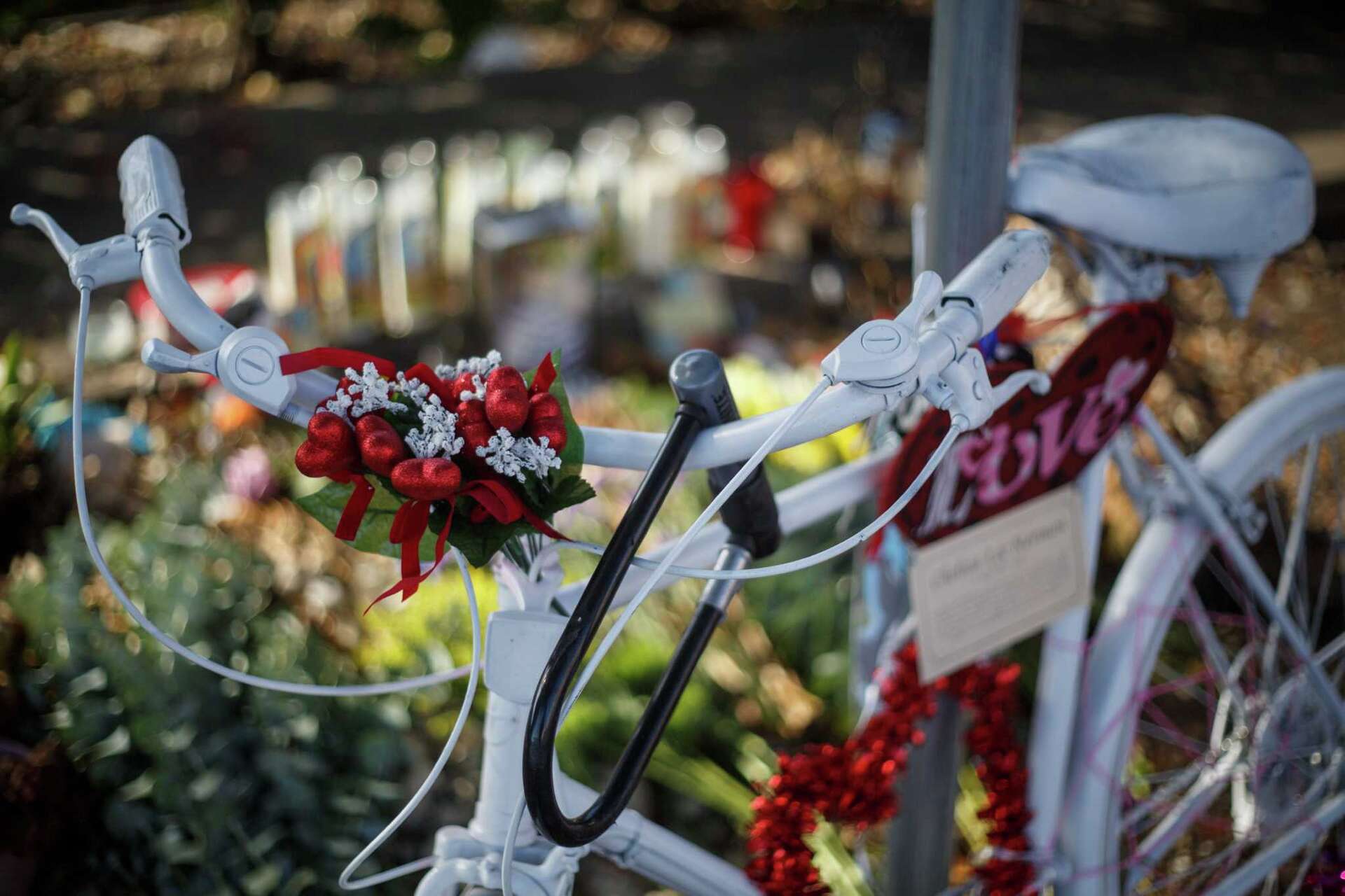 Ghost bike memorial put up for beloved Rice scientist Marjorie Corcoran ...