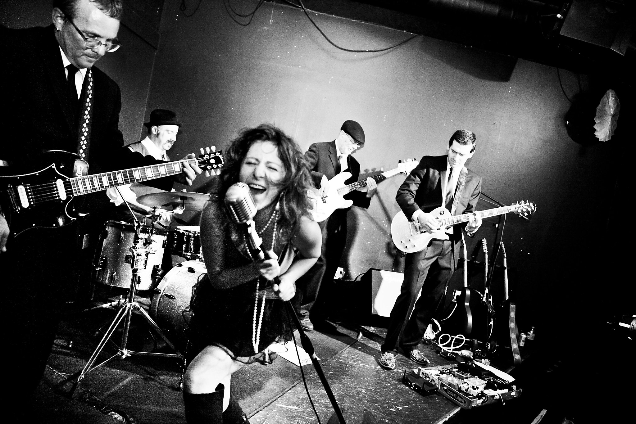 No beards - just a sharp-dressed band