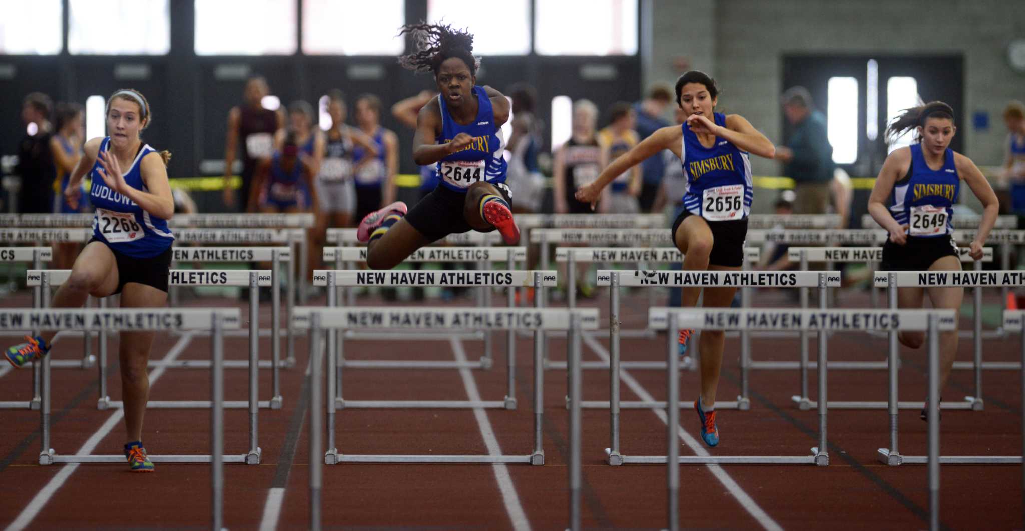 Staples win Class LL girls indoor track championship
