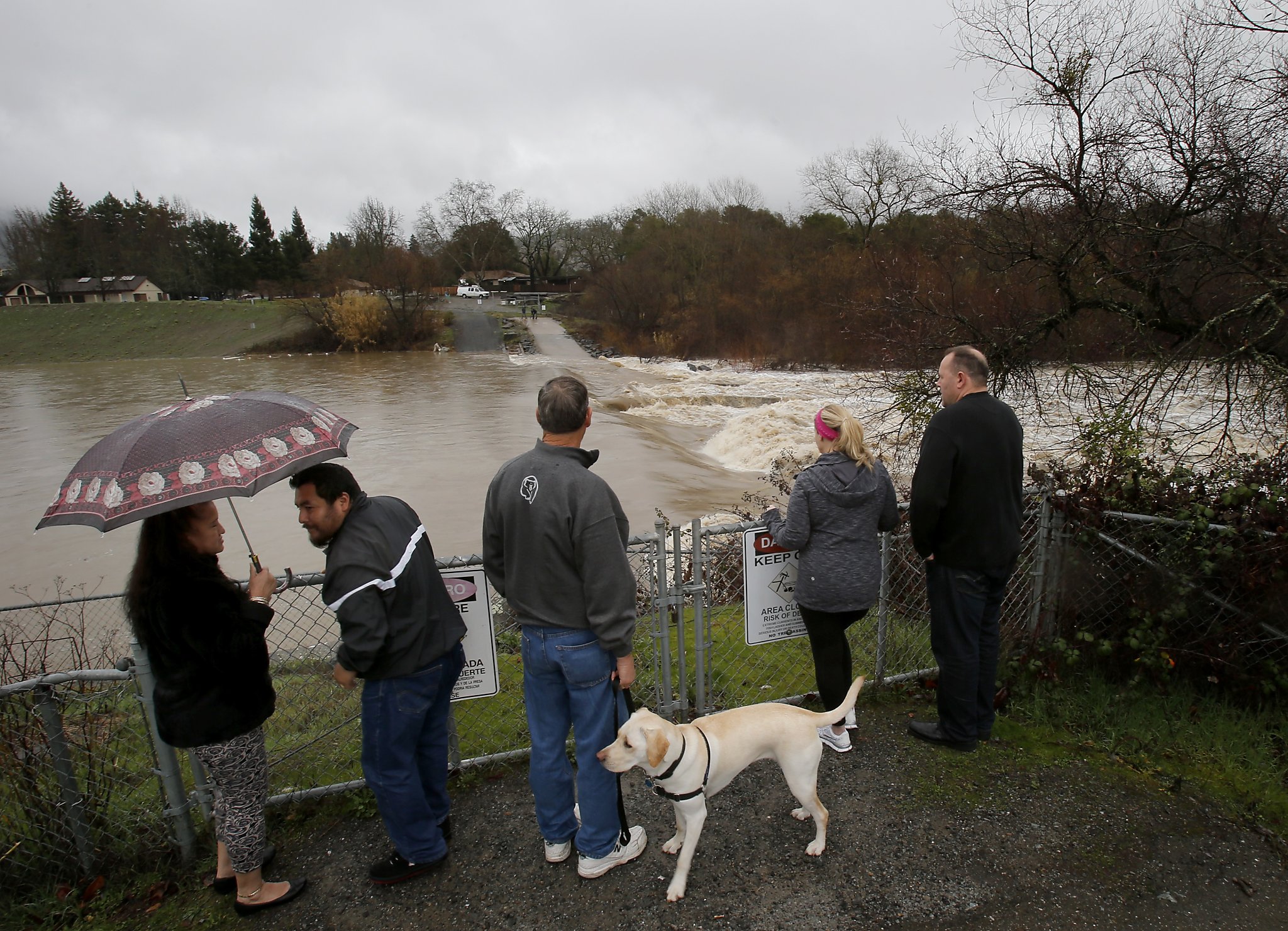 Much-needed rain causes some minor problems