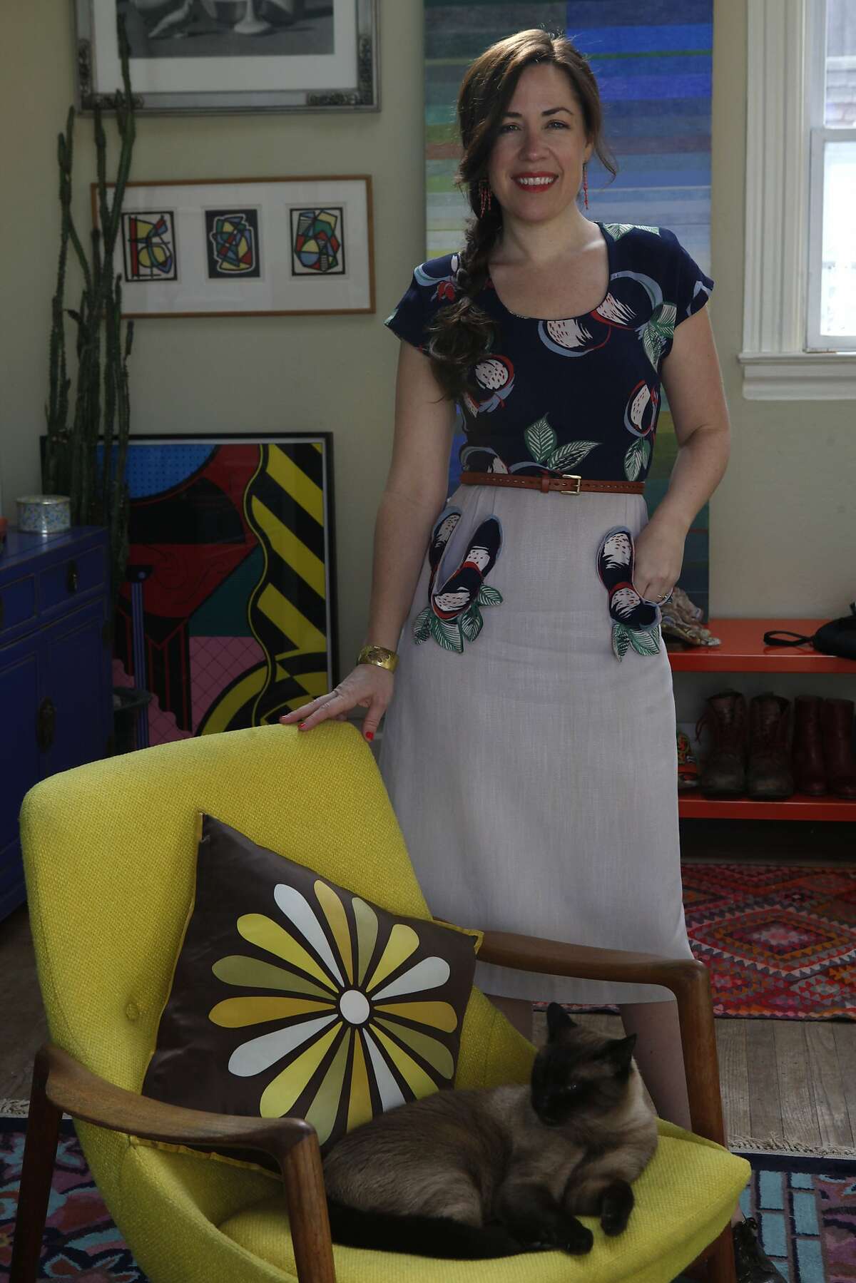 Colette Clark's removable wallpaper is 'colorful,' 'refined'