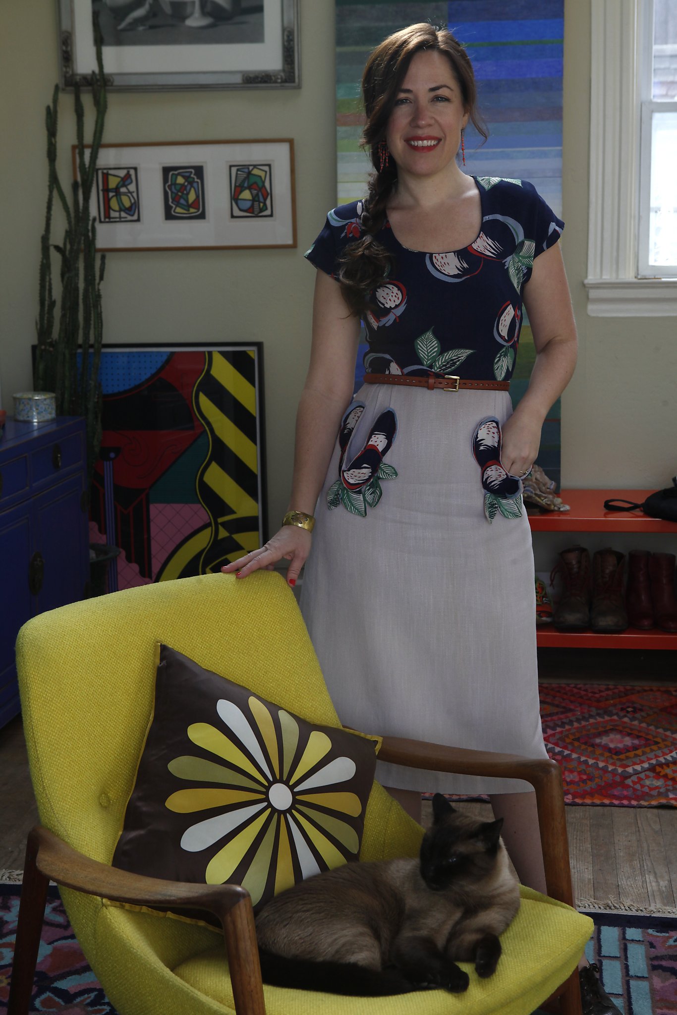 Colette Clark's removable wallpaper is 'colorful,' 'refined'