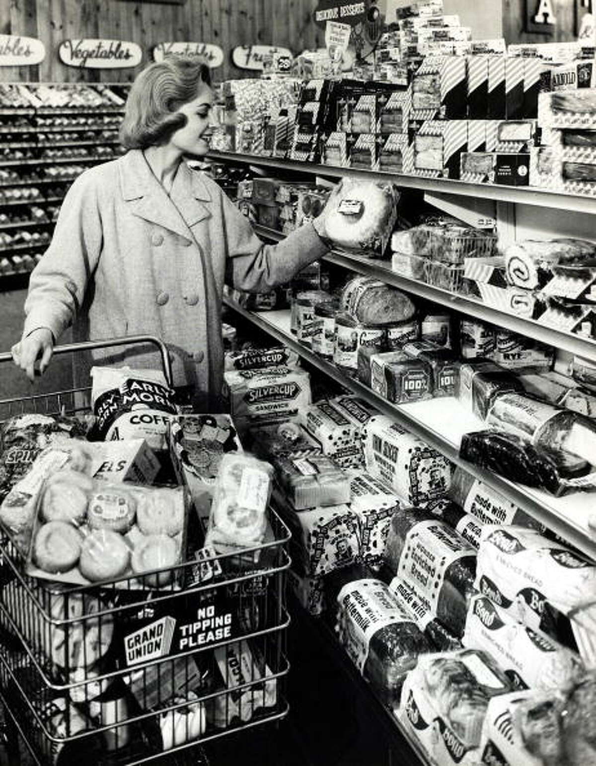 Grocery shopping used to look a lot different