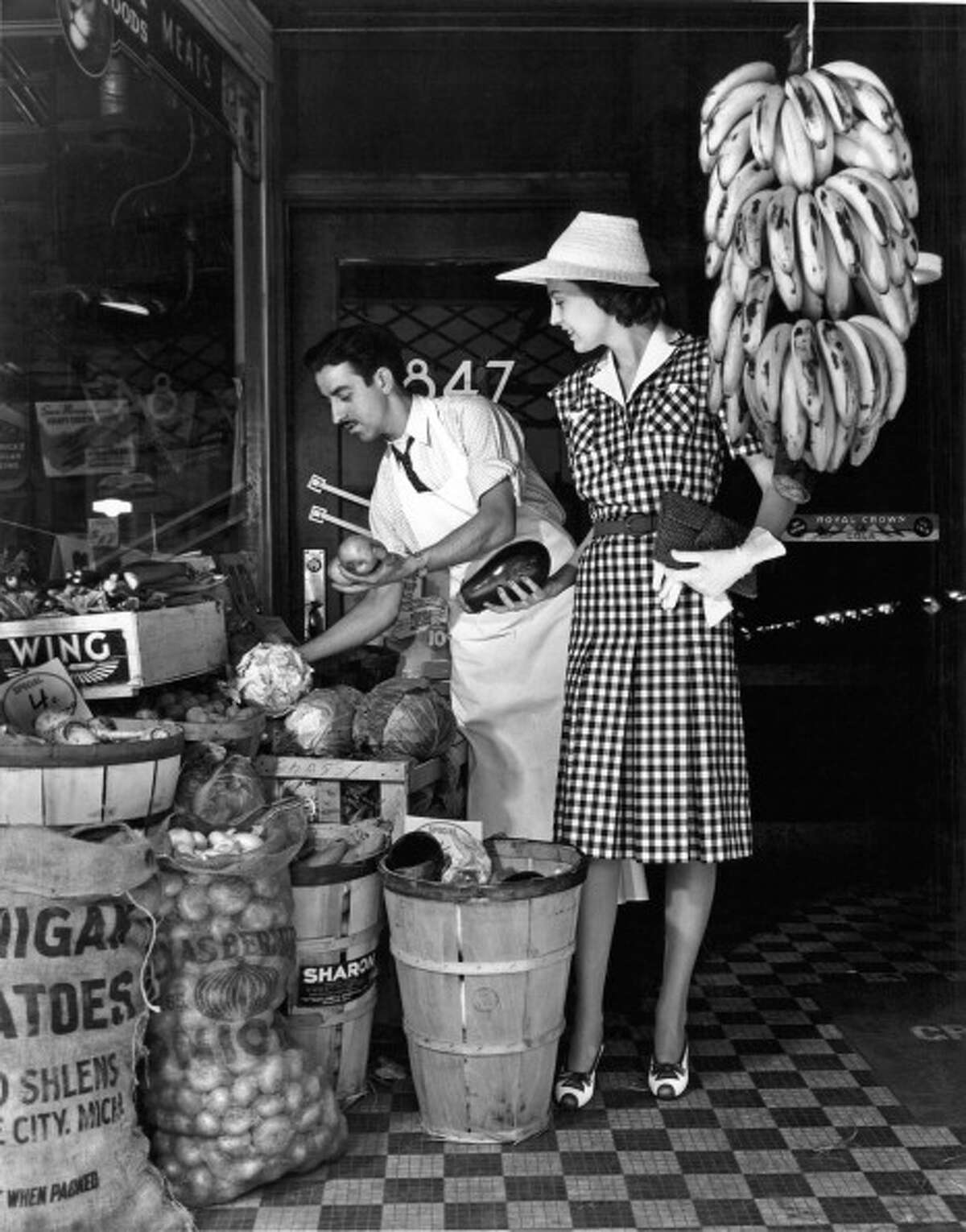 Grocery shopping used to look a lot different