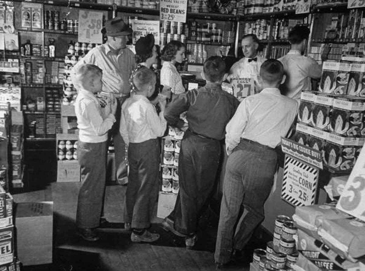 Grocery shopping used to look a lot different