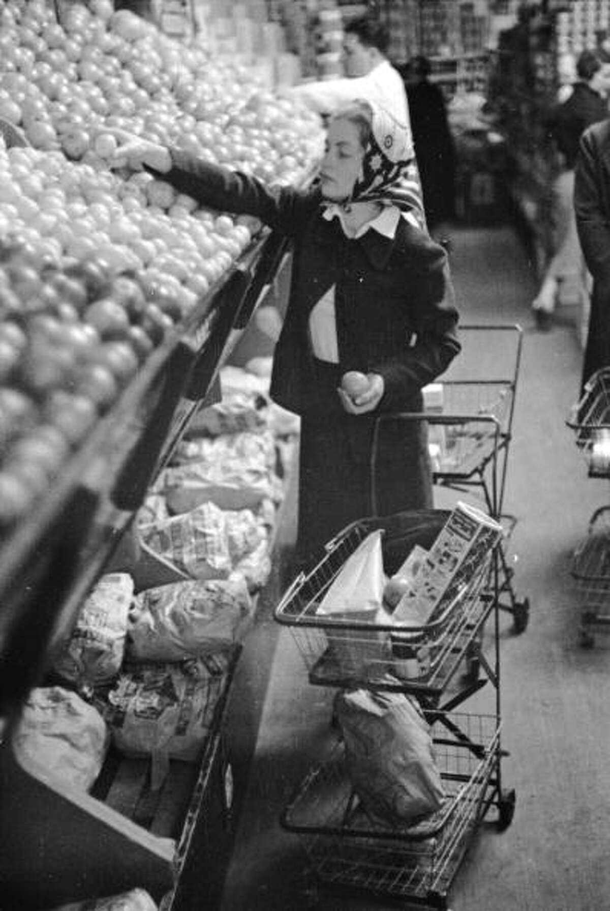 Grocery shopping used to look a lot different