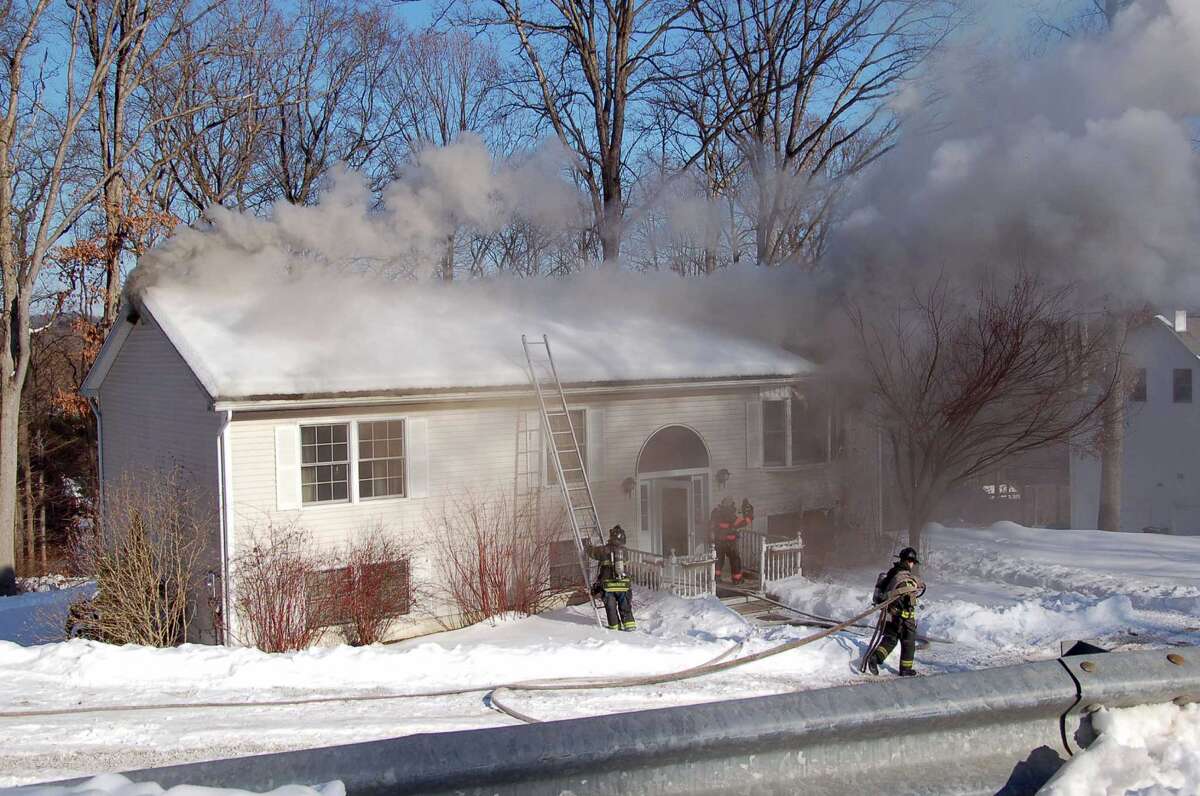Fire damages Danbury home