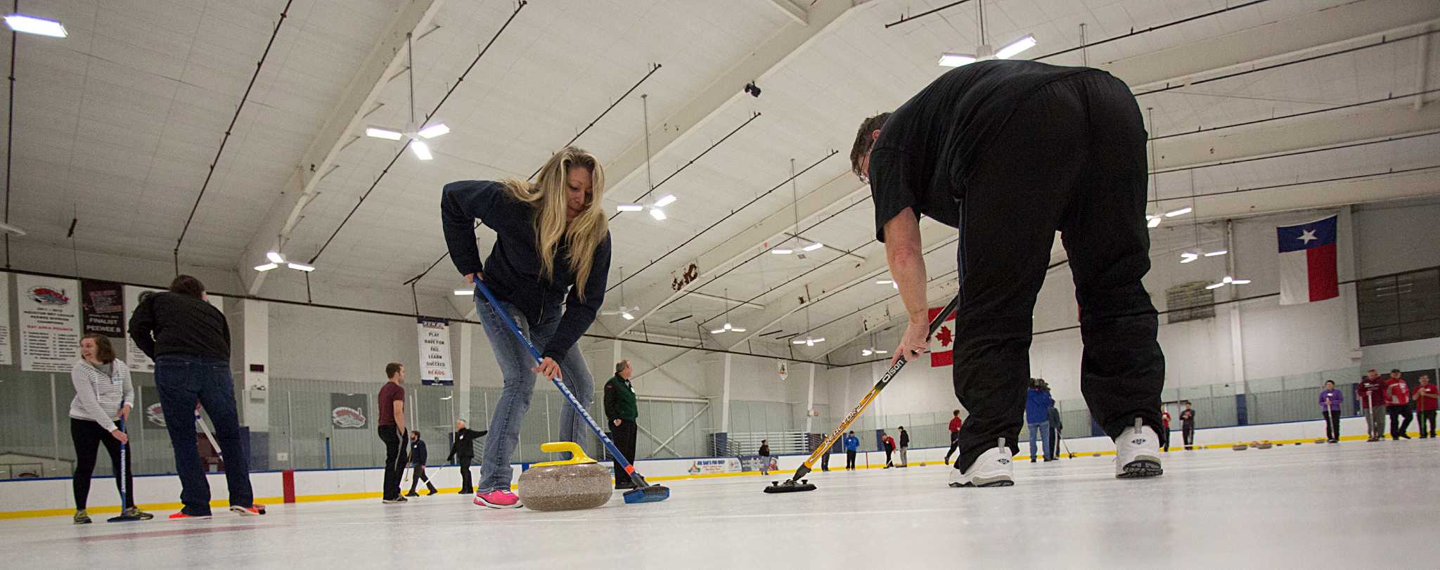 Houston curling fans urge others to give sport a whirl