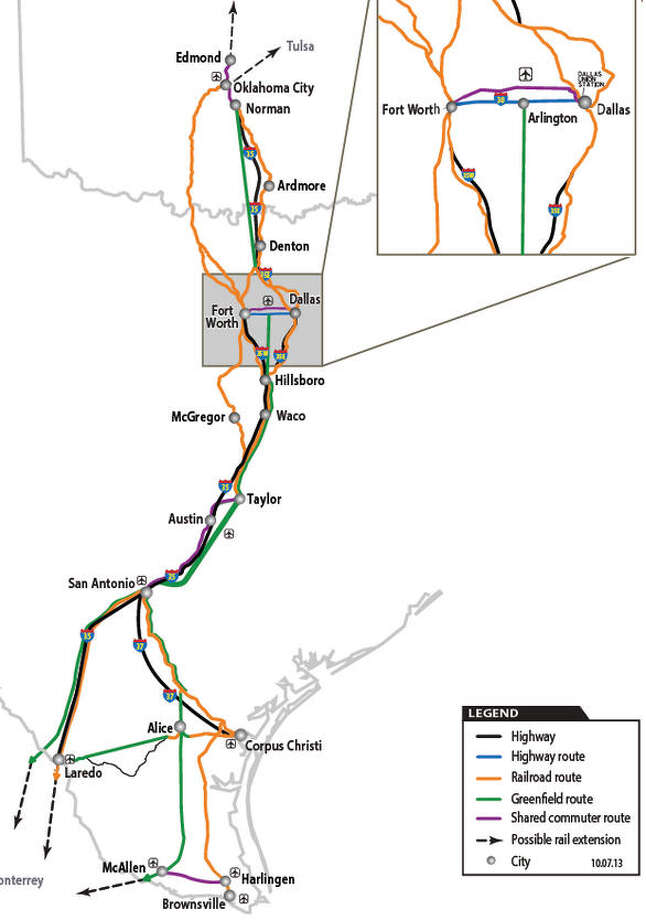 TxDOT wants help deciding Texas-Oklahoma rail route - Houston Chronicle