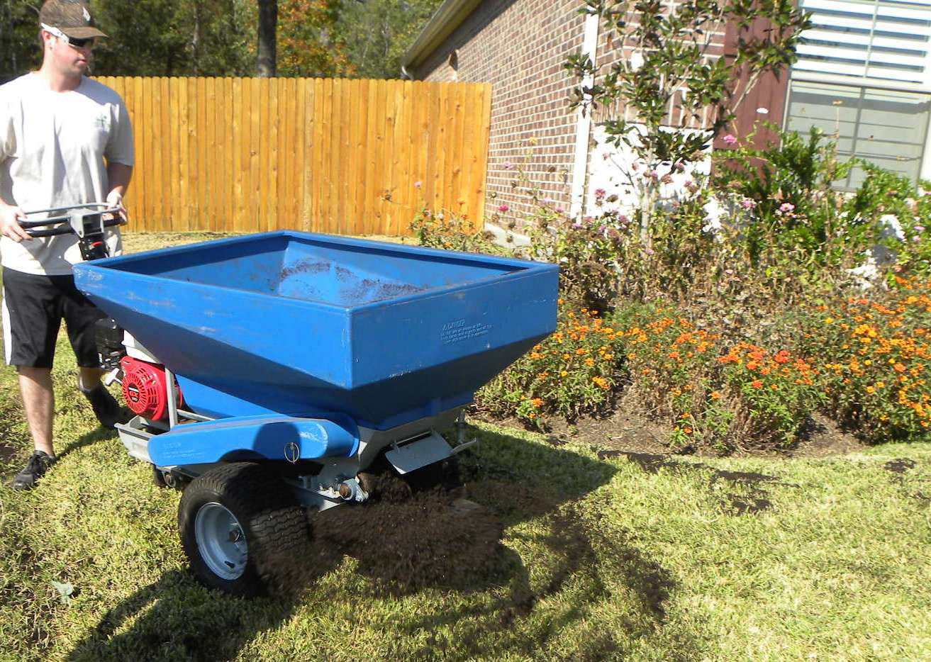 Compost, aeration help lawn