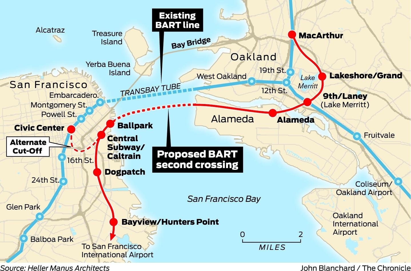 2nd BART tube under the bay would serve region well