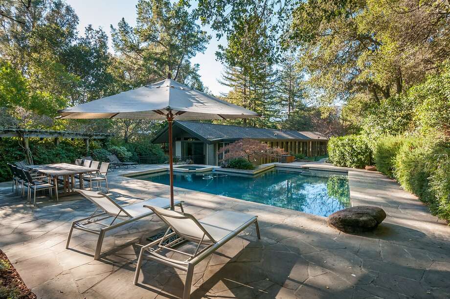 Updated midcentury modern in Woodside on more than an acre - SFGate