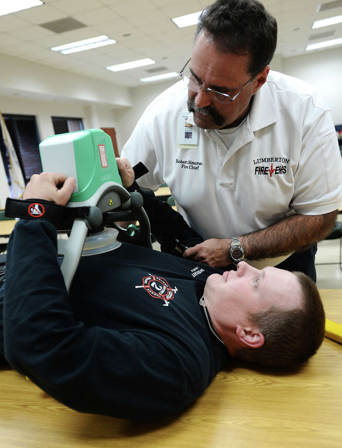 Lumberton firefighters say new CPR machine 95% more effective.