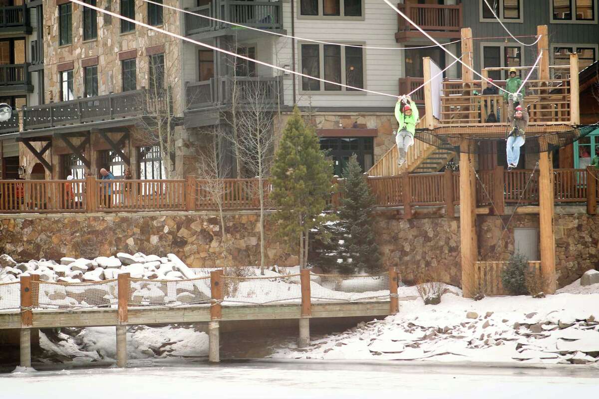 Spring skiing brings big snow and blue sky