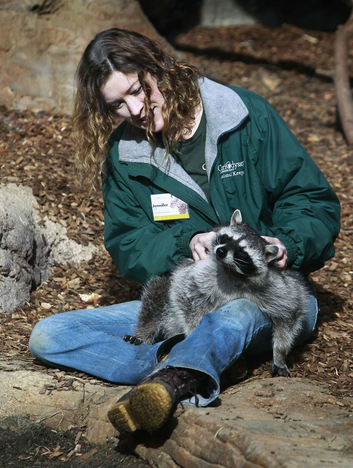 New roomies for oldest raccoon in captivity