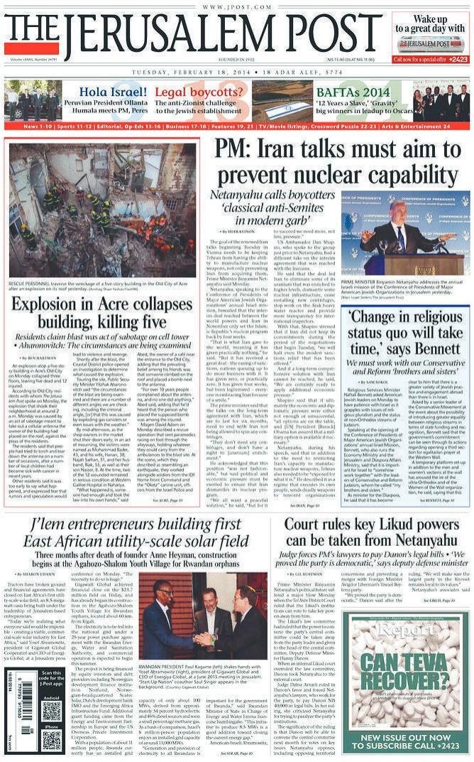 Front Pages from Around the Globe