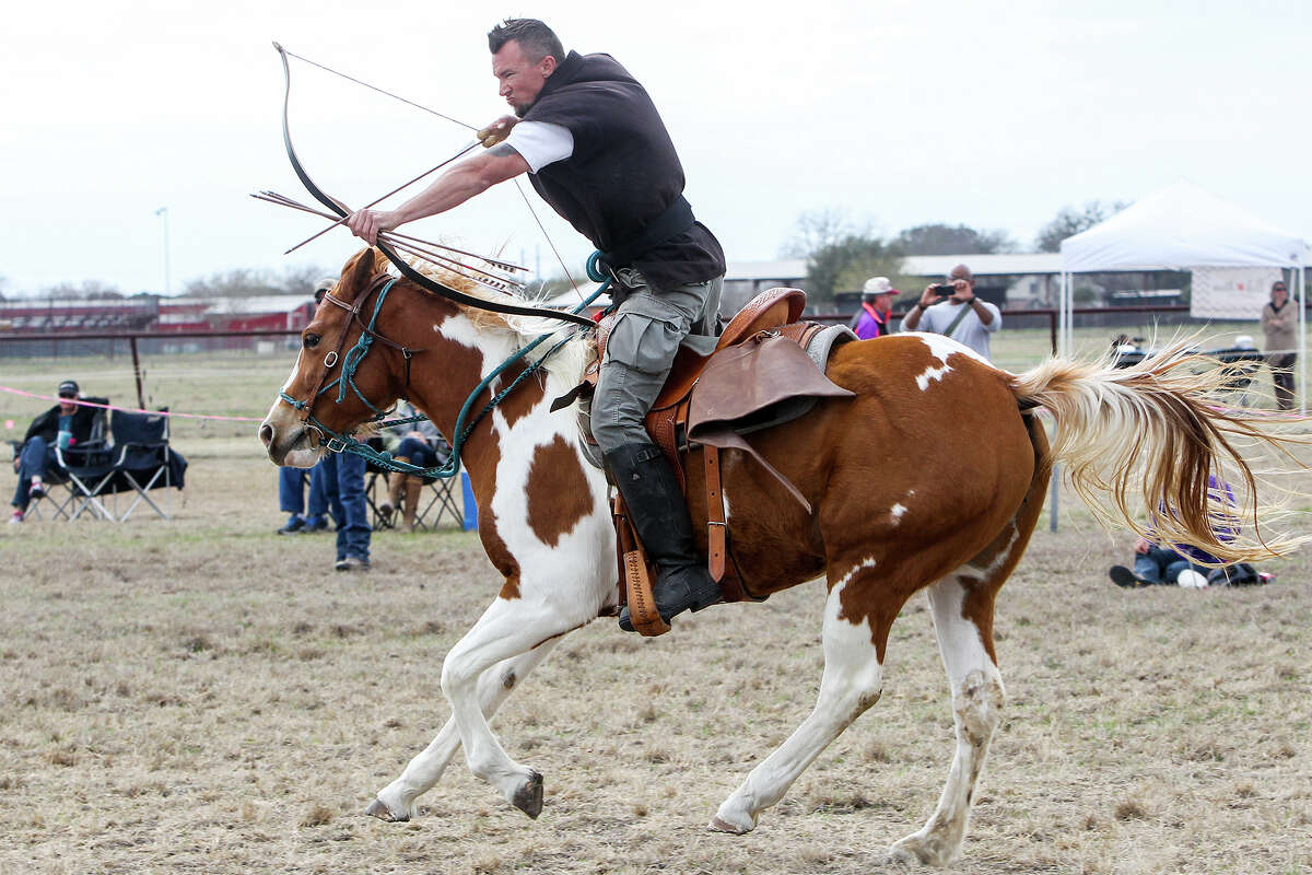 Competition tests archery, riding skills