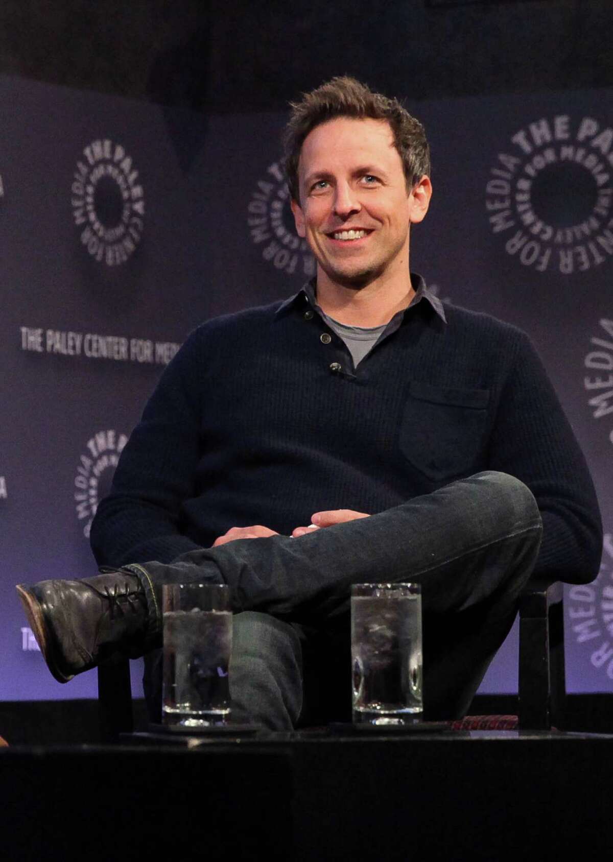 New host Seth Meyers lands at 'Late Night' Monday